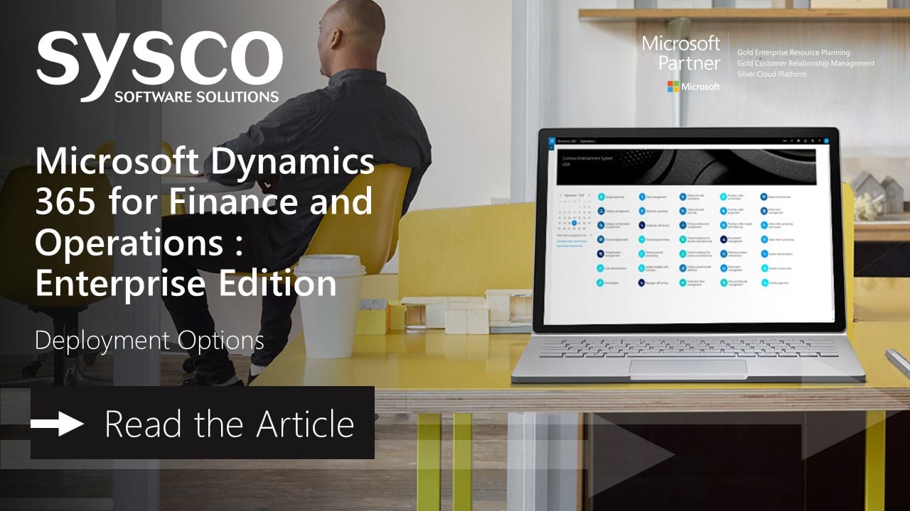 Deployment Options : Microsoft Dynamics 365 Finance and Operations ...
