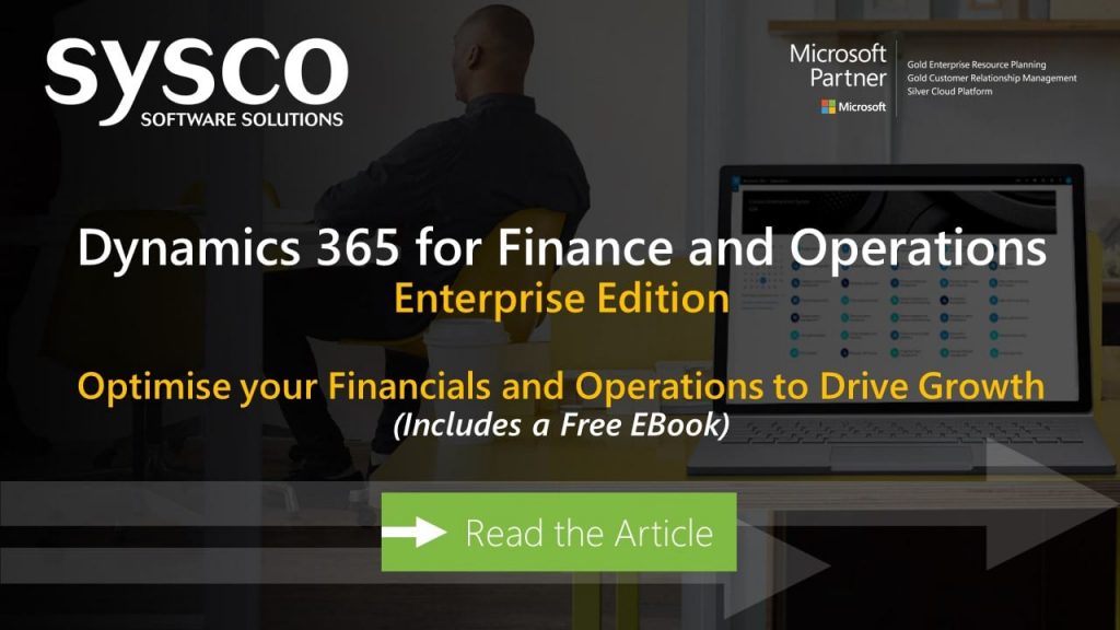 Enterprise ERP Solutions - Dynamics 365 Financial and Operations ...