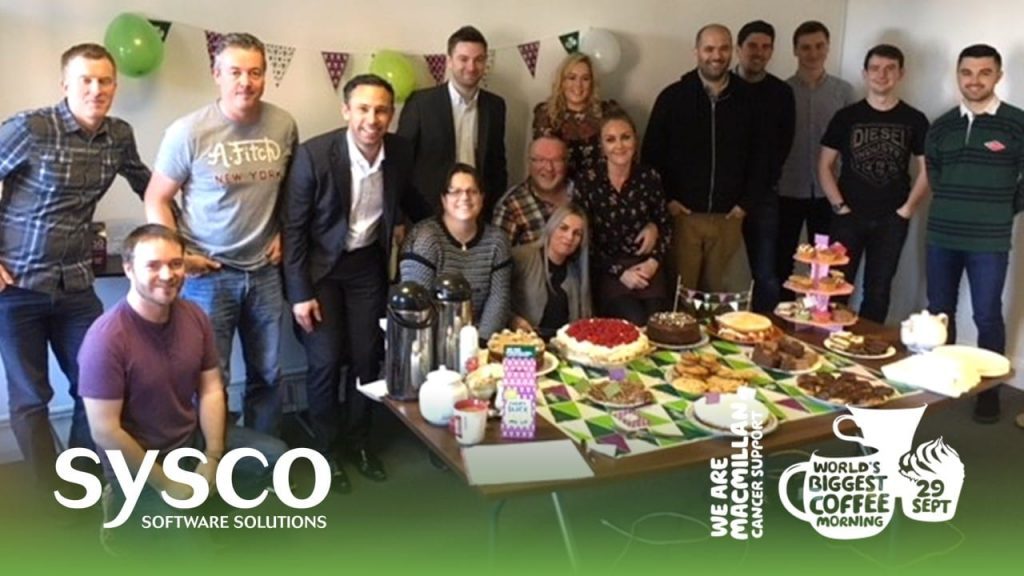 Sysco raises £700 in the Macmillan Coffee Morning | Microsoft Dynamics ...