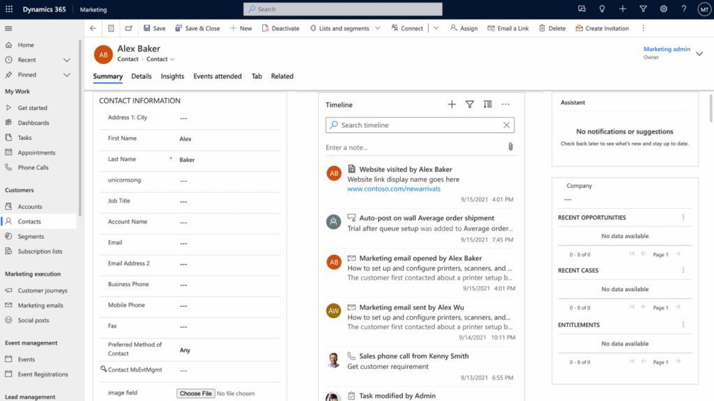 Microsoft Dynamics 365 Marketing | Microsoft Dynamics 365 | Ireland ...