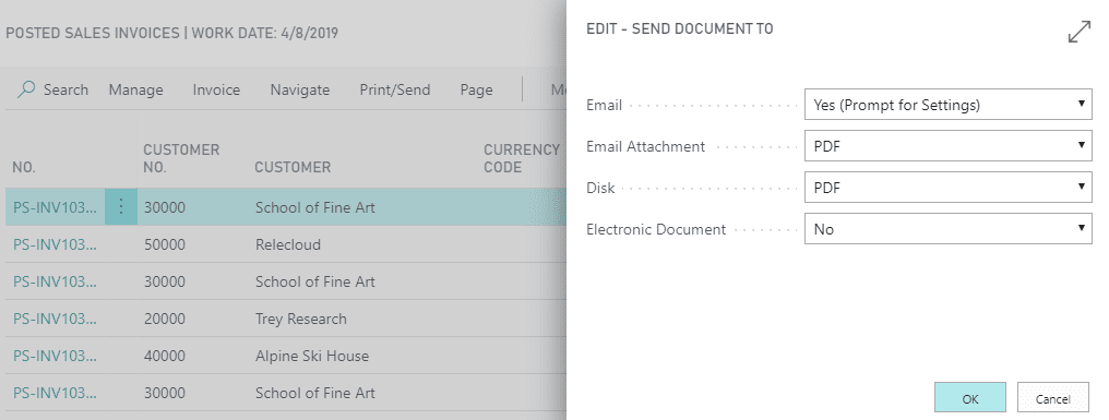 Sending Invoices / Purchase Orders (General Documents) to Customers | Microsoft Dynamics 365 ...