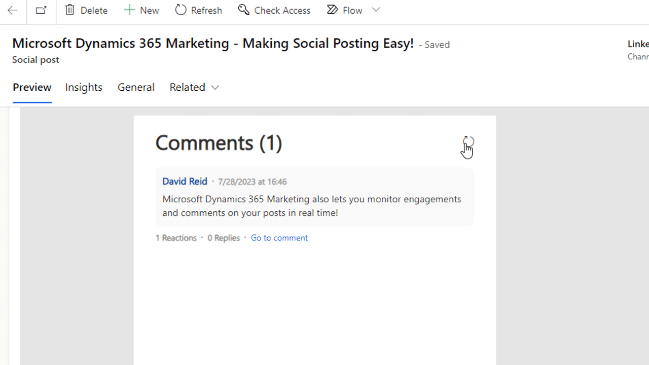 Posting to Socials with Dynamics 365 Marketing | Microsoft Dynamics 365 ...