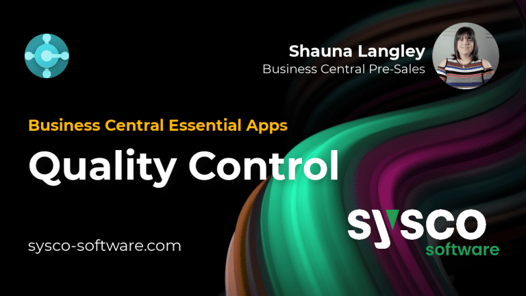 Quality Control App for Microsoft Dynamics 365 Business Central | Microsoft Dynamics 365 ...